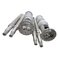 China SPC Floor Stabilization PVC Parallel Twin Screw Barrel Nitriding Extrusion Screw Barrel for sale