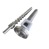 China ALVEN Nitriding Bimetallic Screw And Barrel For Pp Pe Pvc Pipe Recycling Extruder Machine for sale
