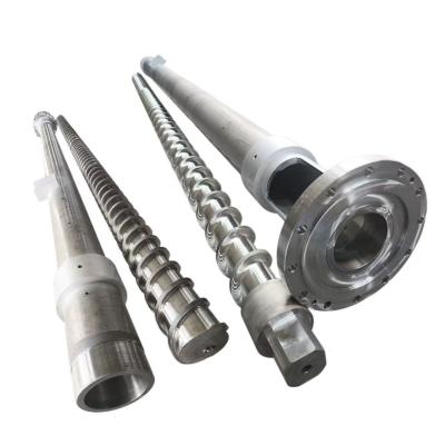 China Oil Cooling Or Water Cooling Extruder Screw Barrel Set & Extruder Screw And Barrel For PP PE PET PPR PVC for sale
