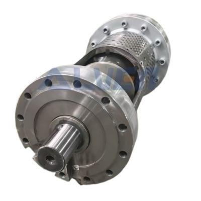 China Alloy Steel Nitrided Layer 950HV Squeezer Screw Barrel Plastic Extruder Screw Barrel for sale