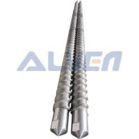 China Parallel Twin Screw Extruder Screw Segment/Extruder Twin Screw Barrels PLC for sale