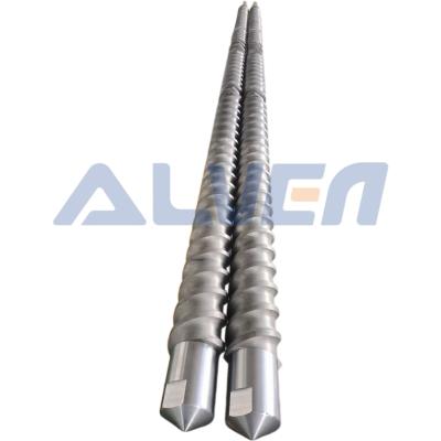 China Parallel Twin Screw Extruder Screw Segment/Extruder Twin Screw Barrels PLC for sale