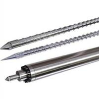 China Nitrided Injection Screw Barrel with 900-1000 HV Hardness for sale