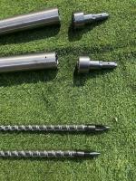 China Durable Injection Screw Barrel 0.015mm Straightness Ra0.4 Surface for sale