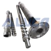 China Alloy Steel Extruder Screw Barrel HRC58-62 with 0.5-0.8mm Nitride Depth for sale