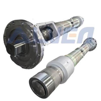 China Bimetallic Extruder Screw Barrel HRC58-62 for PP/PE/PET Extrusion for sale