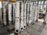 China Conical Twin Screw Barrel HRC55-62 Alloy Hardness 0.5-0.8mm Nitriding for sale