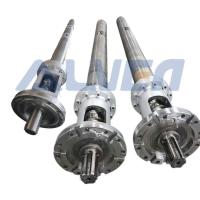 China Precision Machined Extruder Screw Barrel with Vents for Air Release and Customizable Base Materials for sale