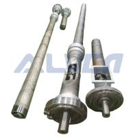 China 38CrMoAlA High-quality Alloy Steel Extruder Screw Barrel with Customized Heating Zones 3-5 Zones and 2.0-3.0mm Alloy Depth for sale