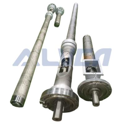 China 38CrMoAlA High-quality Alloy Steel Extruder Screw Barrel with Customized Heating Zones 3-5 Zones and 2.0-3.0mm Alloy Depth for sale