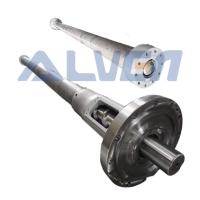 China Alloy Steel Extruder Screw Barrel with 3-5 Heating Zones and Nitriding Hardness HV900-1000 for PP/PE/PET Extrusion for sale