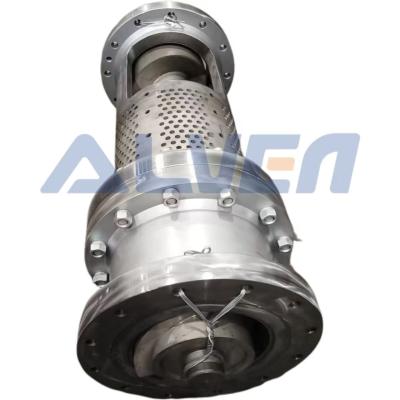 China 0.5-0.8mm Nitrided Layer Thickness Squeezer Screw Barrel with ≥950HV Hardness and HRC58-62 Alloy Steel for Plastic Film Washing for sale