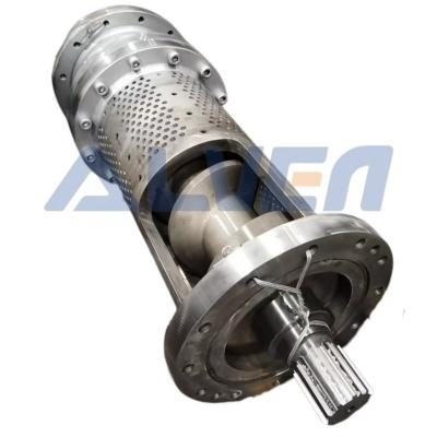 China Nitriding/Bimetallic Treatment Extruder Screw and Barrel with 0.5-0.8mm Nitrided Layer Thickness and 0.015mm Screw Straightness for sale