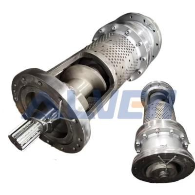 China High-Performance Squeezer Screw Barrel with Nitrided Layer Thickness 0.5-0.8mm, Brittleness ≤2, and Barrel Straightness 0.015mm for sale