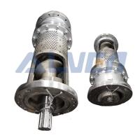 China Long-Lasting Nitriding Extruder Screw Barrel for Plastic Film Washing and Dewatering Process with 0.015mm Straightness for sale