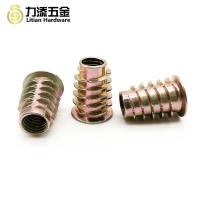 China Type D Wood Insert Lock Nut , OEM Threaded Inserts For Wood Furniture for sale