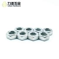 China Stainless Steel Metal Hex Nut DIN934 DIN439 M1.6 M2 M3 M4 M6 M8 33mm for sale