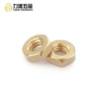 China Galvanized Din 934 Brass Hex Nut , Plain Hex M5 Nut 12.9 Grade for sale
