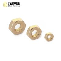 China Galvanized Din 934 Brass Hex Nut , Plain Hex M5 Nut 12.9 Grade for sale