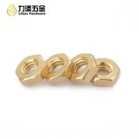 China Galvanized Din 934 Brass Hex Nut , Plain Hex M5 Nut 12.9 Grade for sale