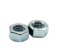 China DIN934 Middle M5 Stainless Steel Nuts Hexagon Zinc Plated for sale