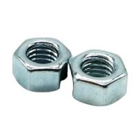China DIN934 Middle M5 Stainless Steel Nuts Hexagon Zinc Plated for sale