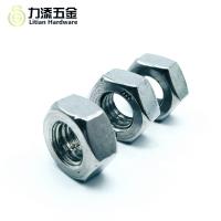 China Ti Nature Hex Nut 8mm Stainless Steel Nuts For Machine DIN 934 for sale