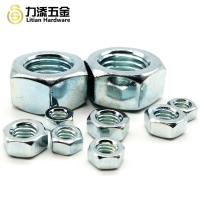 China M6 M8 M10 Carbon Steel Hex Nut Black Oxide Galvanized Din 934 for sale