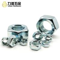 China M6 M8 M10 Carbon Steel Hex Nut Black Oxide Galvanized Din 934 for sale