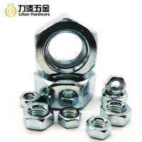 China M6 M8 M10 Carbon Steel Hex Nut Black Oxide Galvanized Din 934 for sale