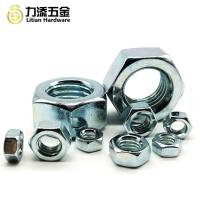 China M6 M8 M10 Carbon Steel Hex Nut Black Oxide Galvanized Din 934 for sale