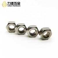 China Passivated Din 934 Brass Hex Nut , Heavy Industry Hexagon Nut M10 for sale
