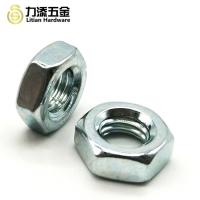 China Passivated Din 934 Brass Hex Nut , Heavy Industry Hexagon Nut M10 for sale