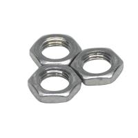 China Polishing Metal Hex Nut Thin Nut  Stress Relieving DIN934 GB52 DIN963 for sale