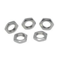 China Polishing Metal Hex Nut Thin Nut  Stress Relieving DIN934 GB52 DIN963 for sale