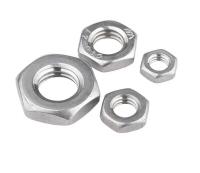 China M10 Hexagon Nut Din 934 , M3 Internal Coarse Seal Brass Stainless steel Hex Nut for sale
