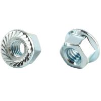 China Spheroidizing Metal Self Locking Nut Flange  M4 M5 M6 M7 M8 For Heavy Industry for sale