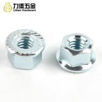 China Spheroidizing Metal Self Locking Nut Flange  M4 M5 M6 M7 M8 For Heavy Industry for sale