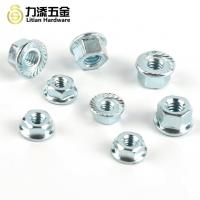 China Spheroidizing Metal Self Locking Nut Flange  M4 M5 M6 M7 M8 For Heavy Industry for sale