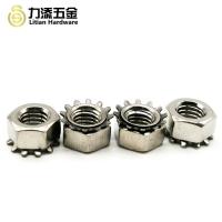 China Galvanized Nut With Lock Washer , SUS304 M6 Nylon Lock Nut Kep Nut for sale