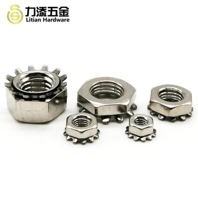 China Standard Metal Self Locking Nut A2-70 A2-80 A4-70 A4-80 With Lock Washer for sale