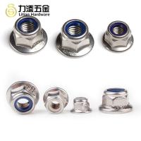 China Flange Stainless Steel Nyloc Nuts M4 M5 M6 M8 M10 DIN6926 for sale