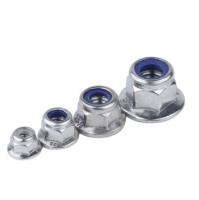 China Nonstandard SS Nylock Nut , Lock Nut With Washer M12 M22 M28 DIN6923 for sale