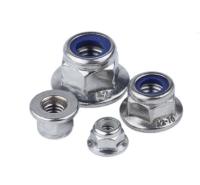 China Nonstandard SS Nylock Nut , Lock Nut With Washer M12 M22 M28 DIN6923 for sale