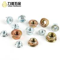 China DIN6923 Zinc-Flake Coated Flange Nut for sale