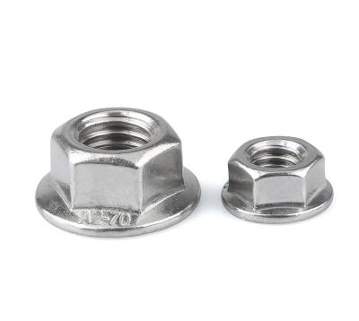 China DIN6923 M5-M14 Stainless Steel Flange Nut for sale