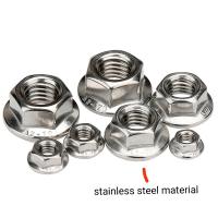 China DIN6923 M5-M14 Stainless Steel Flange Nut for sale