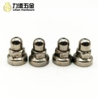 China Galvanized Domed Cap Nut DIN1587 Silver For Connector Bolts for sale