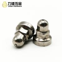 China Galvanized Domed Cap Nut DIN1587 Silver For Connector Bolts for sale