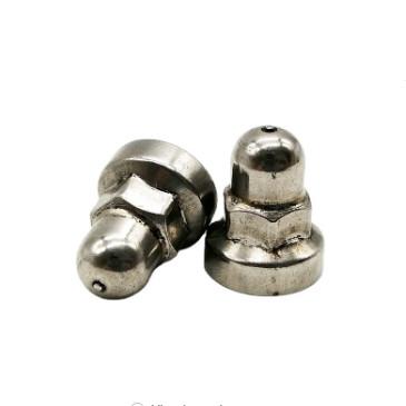 China M12 Domed Cap Nut Nickel Plated Tempering Heat Treatment Din 1587 for sale